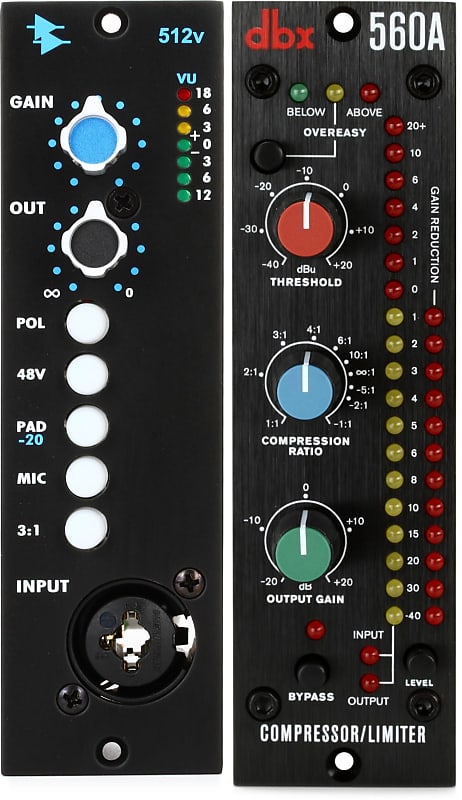 API 512V 500 Series Discrete Microphone Preamp Bundle with | Reverb