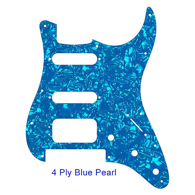 Custom Pickguards - 4Ply Blue Pearl | Reverb