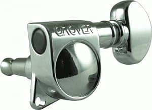 Chrome Grover 6 INLINE 305C6 Mid-Size Rotomatic Tuners | Reverb