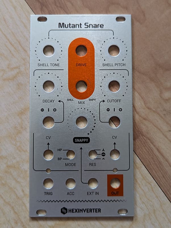 Hexinverter Mutant Snare Panel 2000s - Silver | Reverb