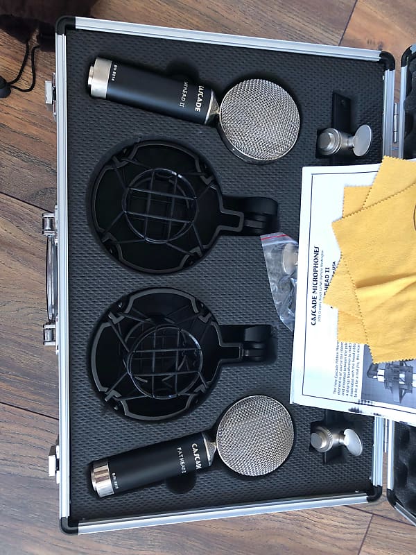 Cascade Fathead II Lundahl Stereo Pair Ribbon Mics 2010's - | Reverb