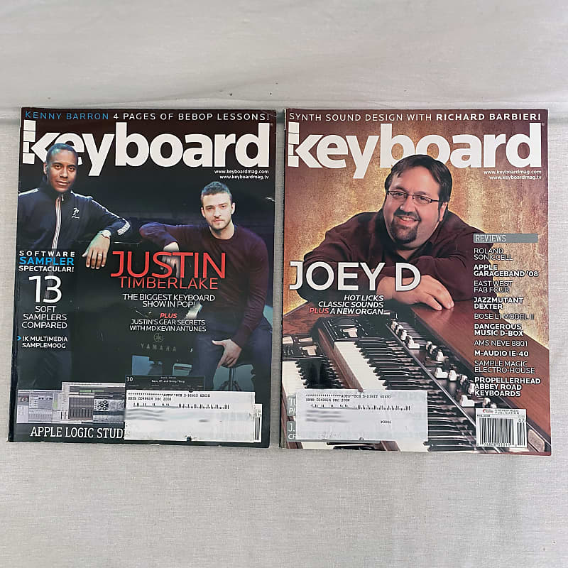 Keyboard Magazine 2008 Justin Timberlake, Joey DeFrancesco, | Reverb