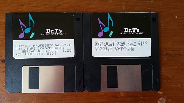 Dr.T's Copyist Professional DTP Software and Sample Data Disk | Reverb