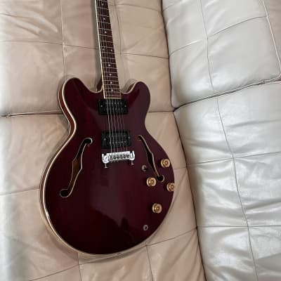 Harmony 335 Copy 1980s - Wine red | Reverb