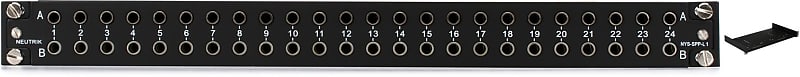 Neutrik NYS-SPP-L1 48-point 1/4" TRS Balanced Patchbay Bundle | Reverb