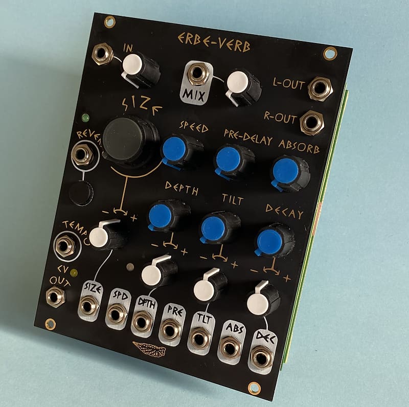 Black & Gold Erbe-Verb Panel | Reverb