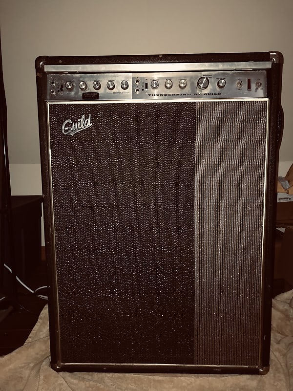 Vintage 60’s Guild 2 x 12 Thunderbird Tube Amp | Reverb