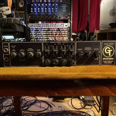 Gt electronics Tube preamp for bass studio series Black | Reverb