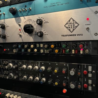 Neve V racked channel strip Mic Preamp & EQ with custom PSU - | Reverb