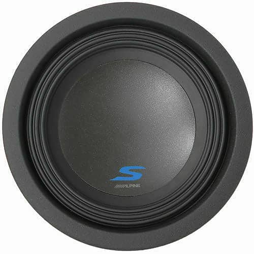 Alpine S-W8D2 Car Subwoofer 900W Max, 300W RMS 8" S-Series | Reverb