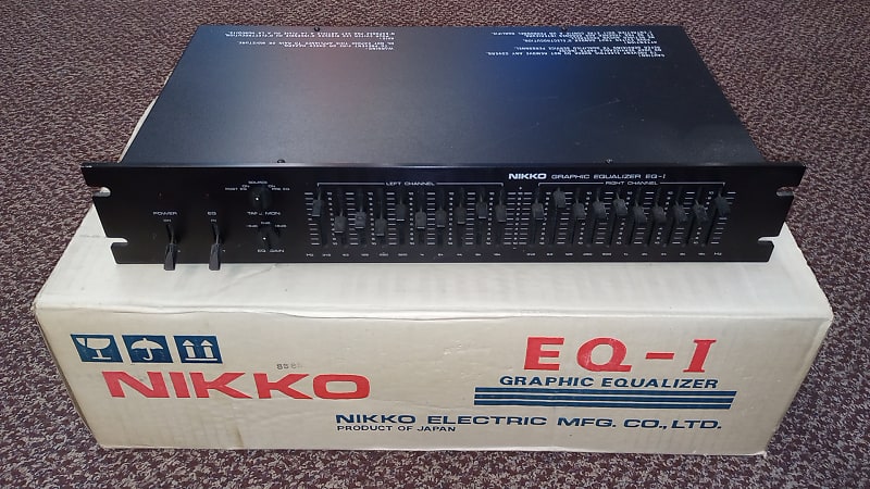 Nikko EQ-I Pro Series Stereo Graphic Equalizer Rack Mount | Reverb