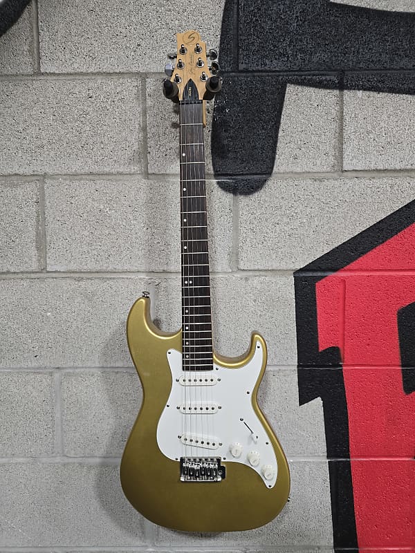 Samick- Greg Bennett Design Malibu - Gold | Reverb