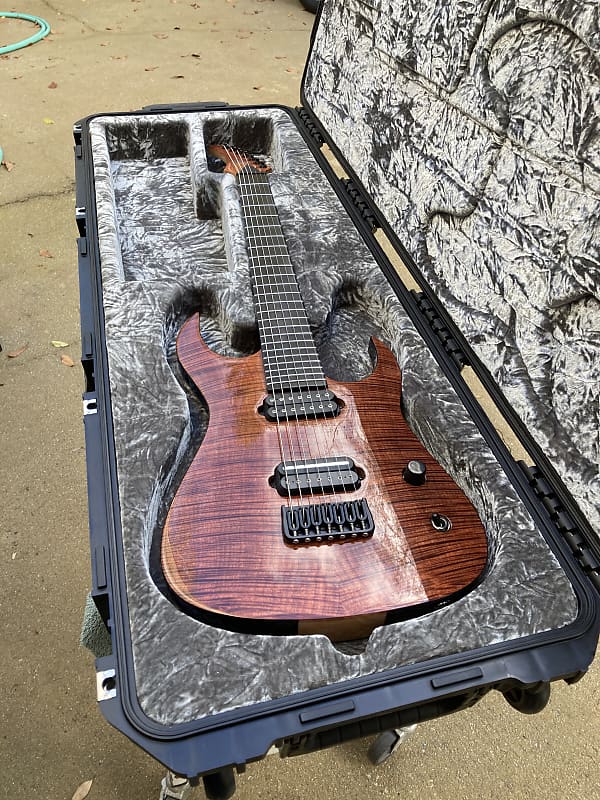 Bernie Rico Jr. 724 Hesperian Slant Top Guitar Trans Copper | Reverb