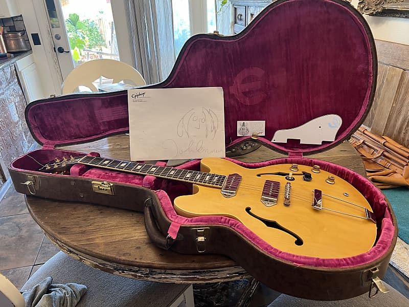 1965 John Lennon Epiphone reissue Casino 1998-2000 - Nautral | Reverb