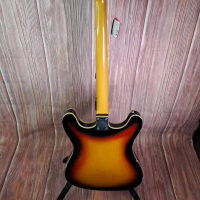 Royal Artist Bruno Bass Guitar 1960s Sunburst | Reverb