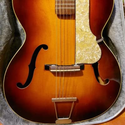 50s /60s Hofner vintage archtop acoustic guitar jazz hollow | Reverb