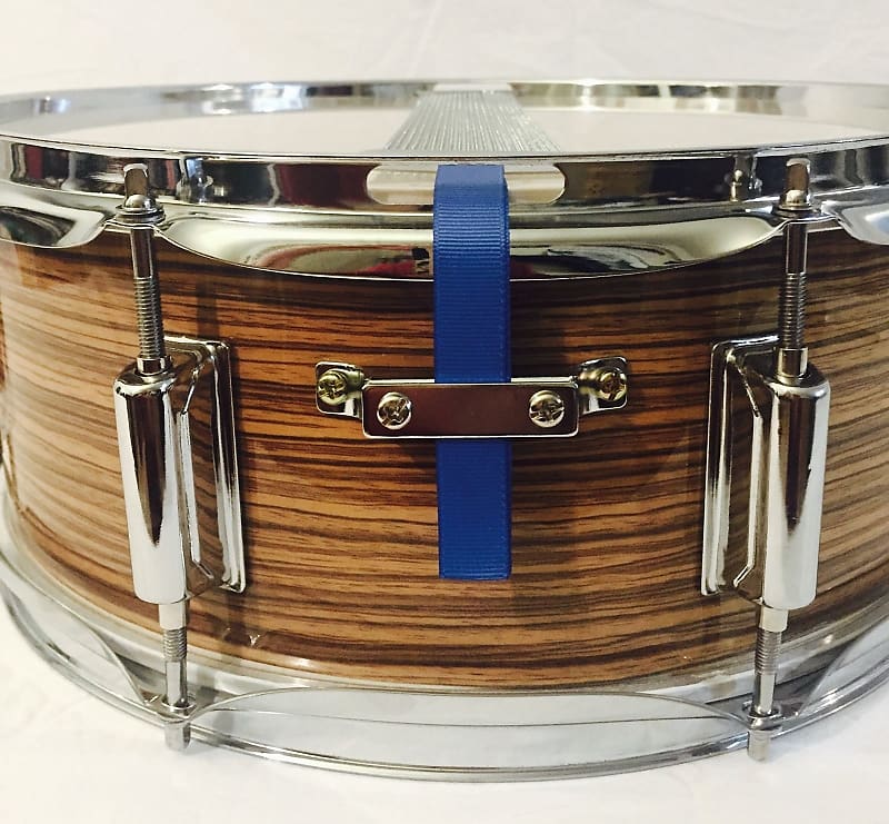 2x SnareFlair Drum Percussion Straps Deep Blue USA Made | Reverb UK