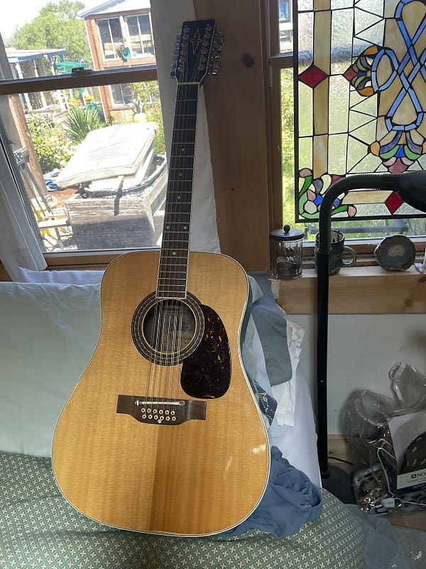 Alvarez 12 String model 5054 Approx 1974 hi Natural Spruce | Reverb