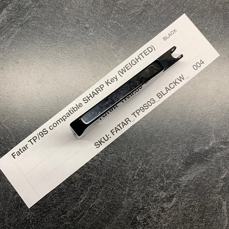 Fatar Replacement Weighted SHARP/BLACK Key (TP/9S Keybeds) | Reverb