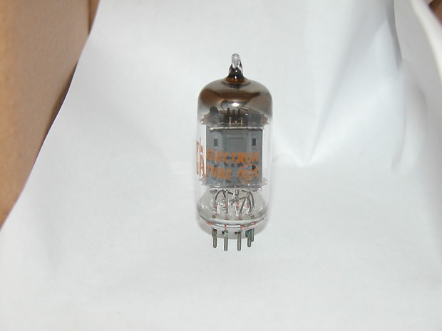 RCA LONG GRAY PLATE 12AX7 TUBE | Reverb