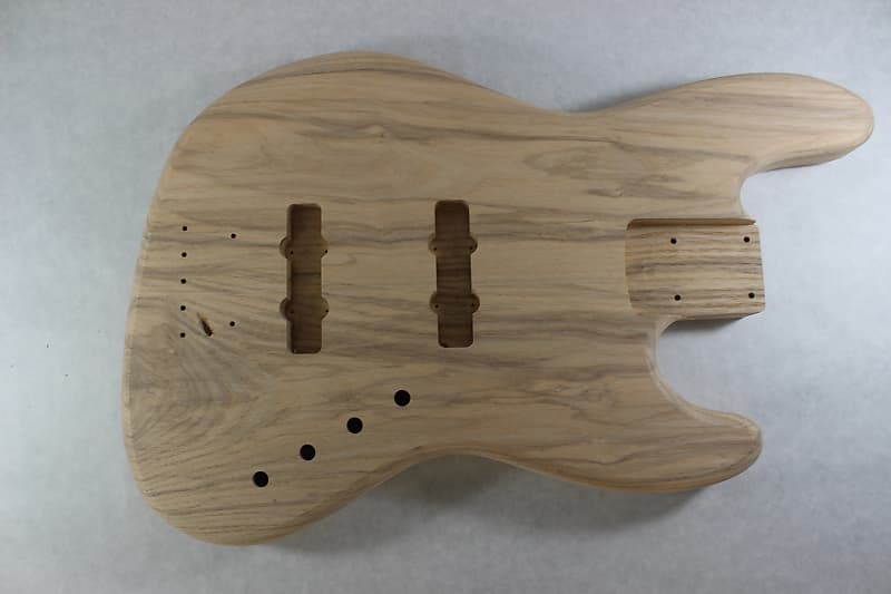 Unfinished Ash Jazz bass guitar body - fits Fender necks | Reverb
