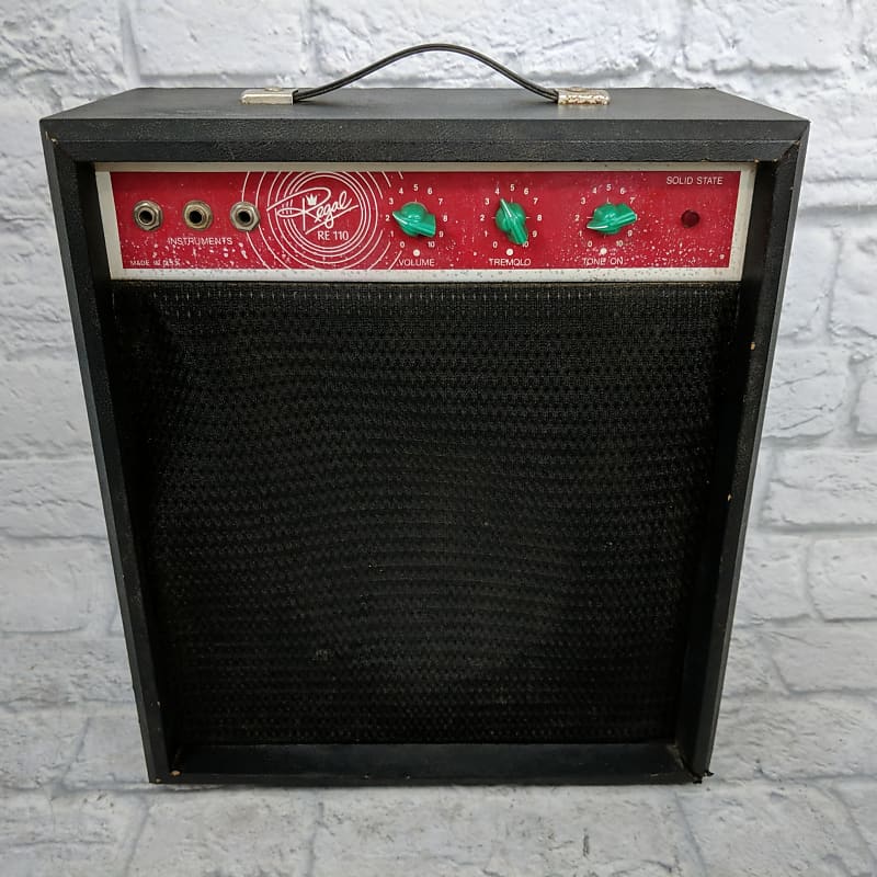 Vintage Regal RE110 Solid State Amp For Parts | Reverb