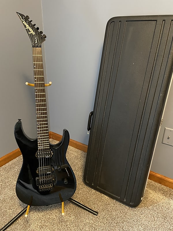 Jackson Dinky Reverse Professional 1996 - Gloss Black | Reverb