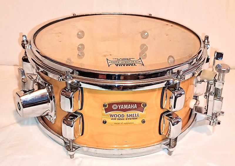 YAMAHA POPCORN SNARE DRUM - NATURAL LACQUER - SHIPS FREE TO | Reverb