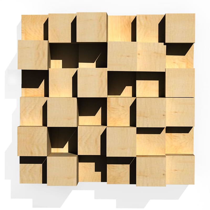 Arrowzoom Pro Quadratic Skyline Wooden Sound Diffuser | Reverb