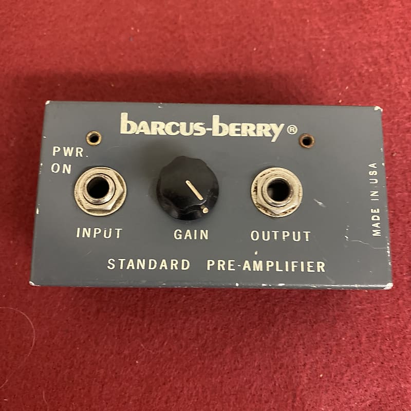 Barcus-Berry Standard Pre-Amplifier 70's - Grey | Reverb
