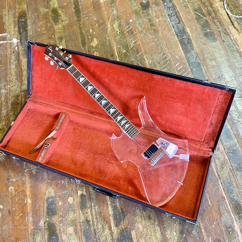 Fernandes mockingbird Lucite B.C. Rich copy original vintage | Reverb