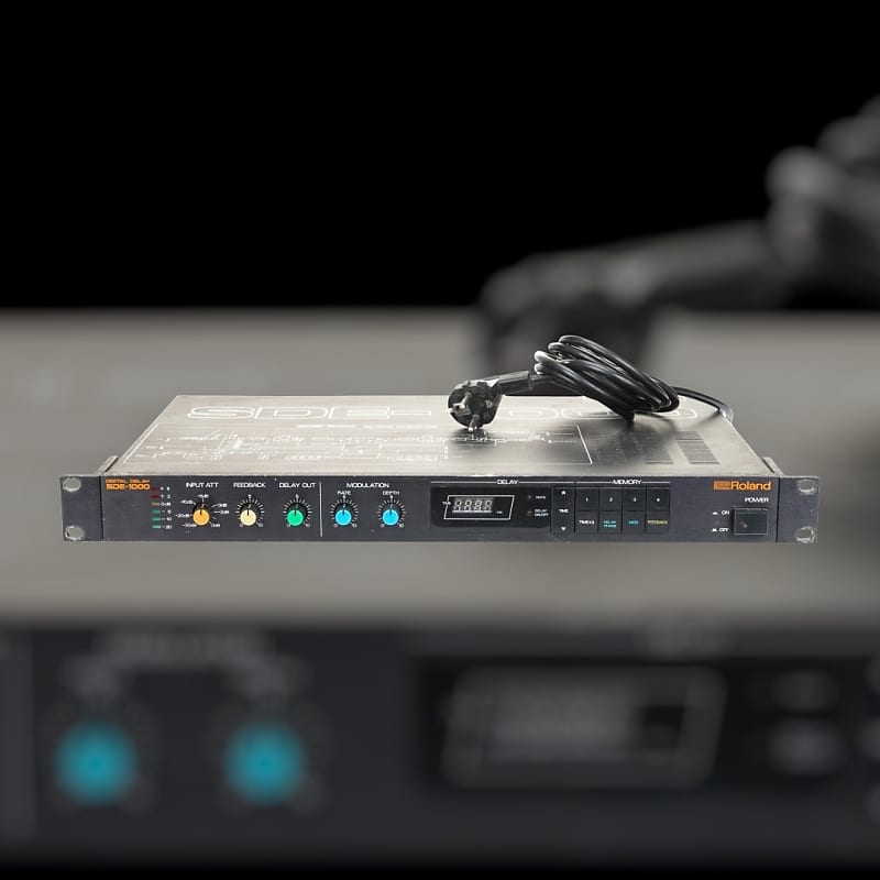 Roland SDE-1000 Digital Delay 1980s - Black | Reverb