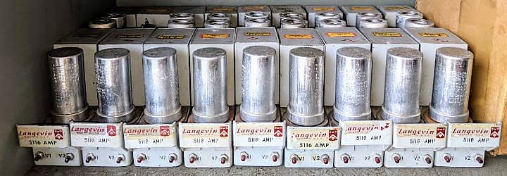 2 pcs. Langevin 5116 single ended microphone preamps | Reverb