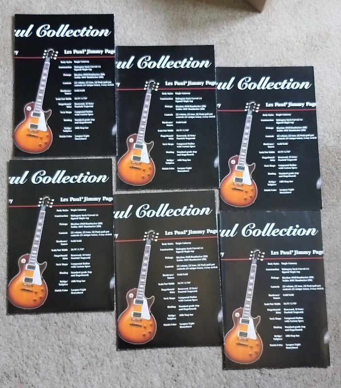 Gibson Poster : Les Paul collection with Joe Perry Aerosmith | Reverb