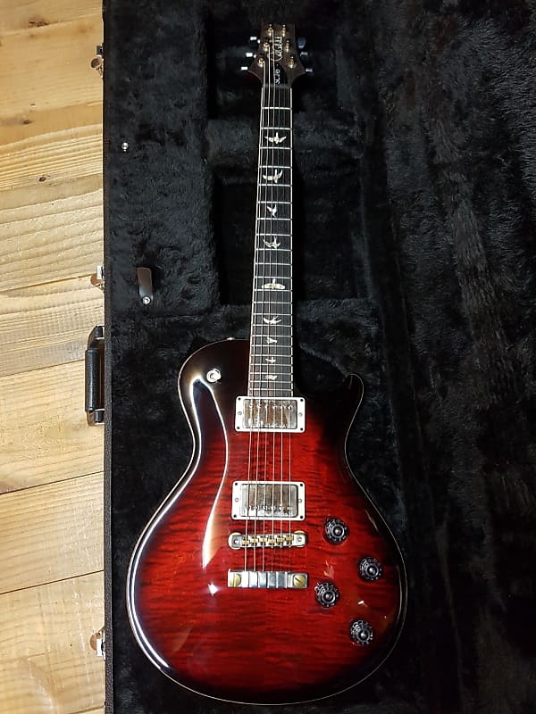 2016 PRS SC245 FNT Fire Red Burst Single Cutaway Electric | Reverb