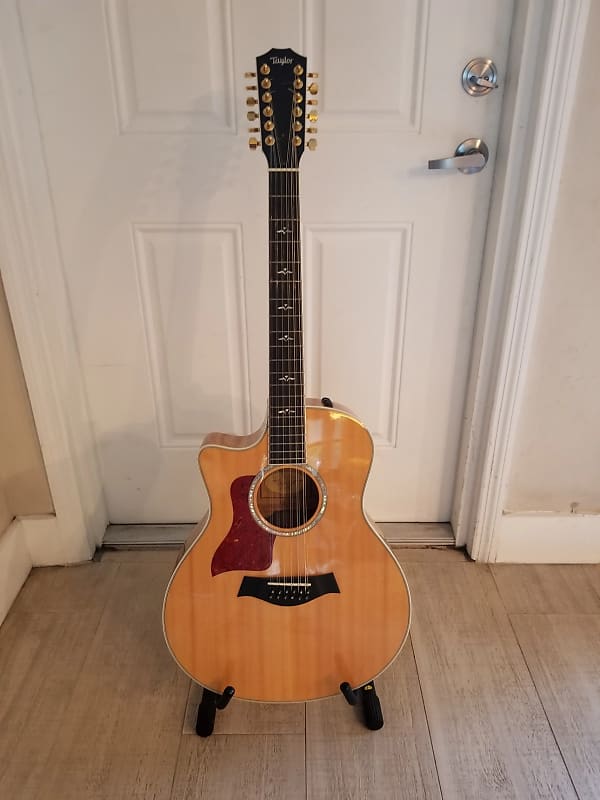 Taylor 656CE 12 String Lefty 2011 Blonde,Spruce Over Maple | Reverb
