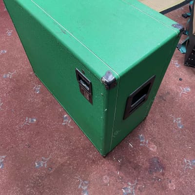 Matamp 2 x 15 guitar / bass cab mid to late 90s - Green | Reverb