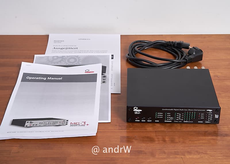 Mutec MC3+ 1G Smart Clock - Masterclock Generator Wordclock | Reverb