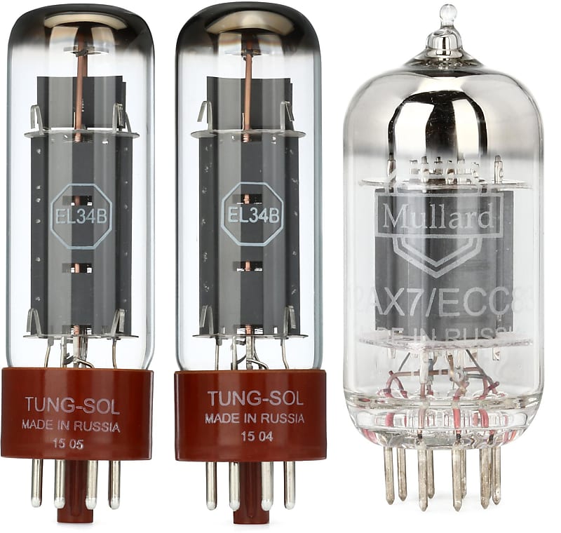 Tung-Sol EL34B Power Tubes - Matched Duet Bundle with Mullard | Reverb