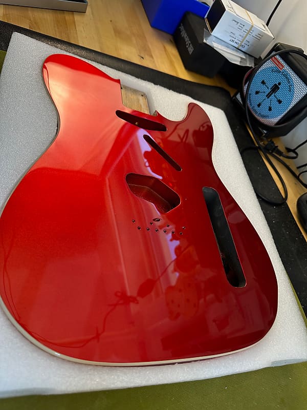Custom Telecaster Body 2024 - Gloss Polyurethane - Red - | Reverb