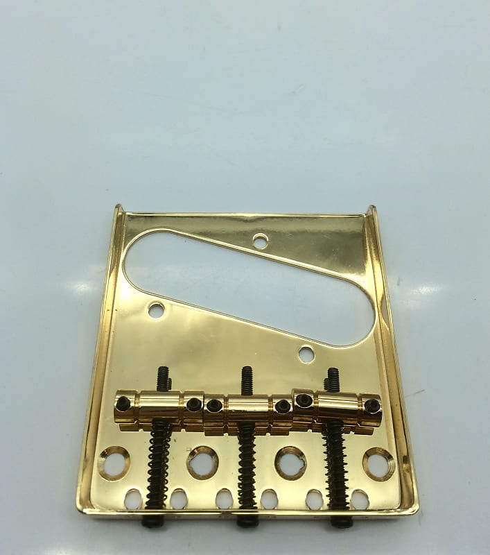 Telecaster Style Bridge Gold | Reverb