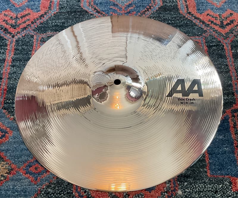 Sabian AA 16” Thin Crash - Brilliant | Reverb