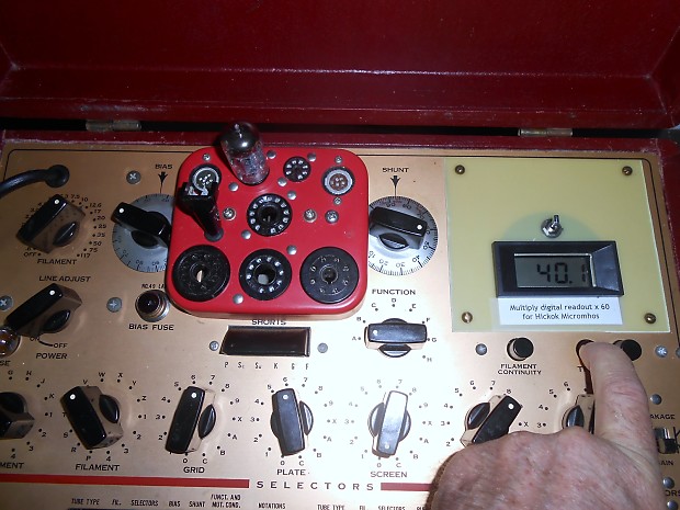 Hickok 6000a tube tester - Calibrated - digital meter | Reverb
