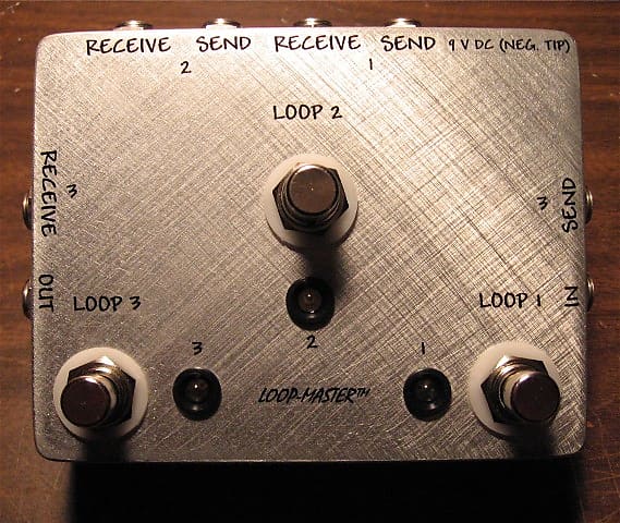 Loop-Master Pedals 3-Loop True Bypass Looper Loop Pedal | Reverb