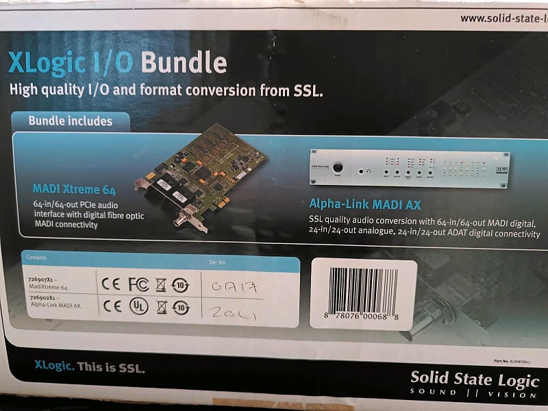 Solid State Logic Alpha-Link MADI AX / XLogic I/O Bundle mit | Reverb