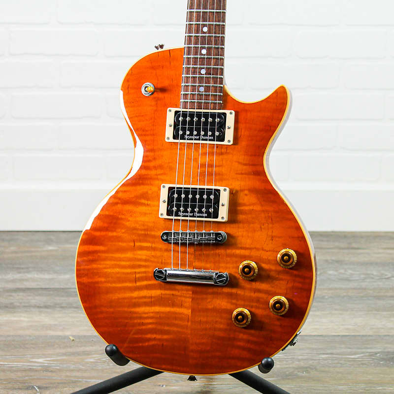 RARE Kurt Wilson Singlecut LP-Style Neck-Thru Burst w/ HSC | Reverb