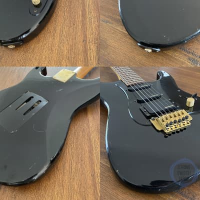 Fernandes Stratocaster, The Function, Black, HSS, Early 90's, | Reverb