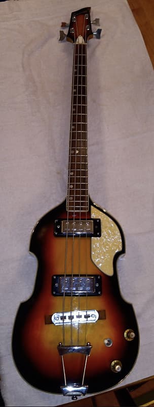 Vintage Bruno Conqueror Japanese Bass 1965 - Sunburst | Reverb