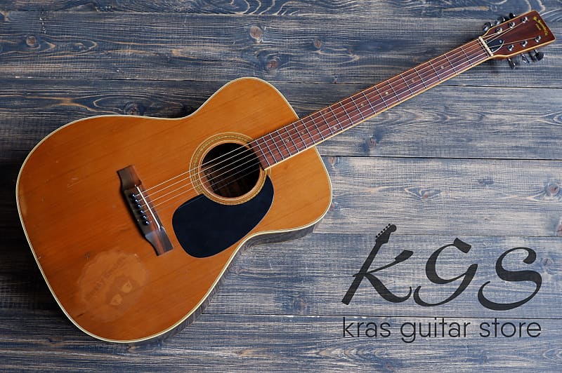 Kiso Suzuki F-250 Folk 1972 Natural | Reverb