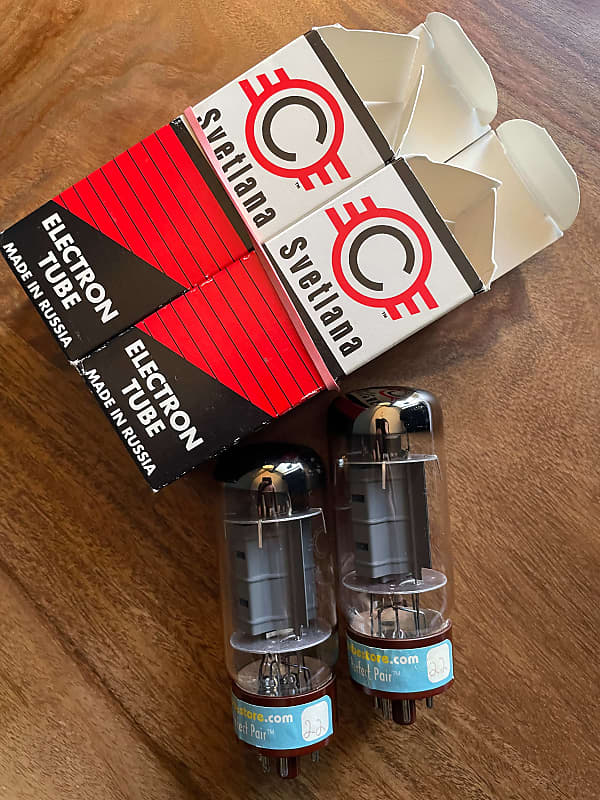 Svetlana Winged C 6L6 Power Tubes | Reverb